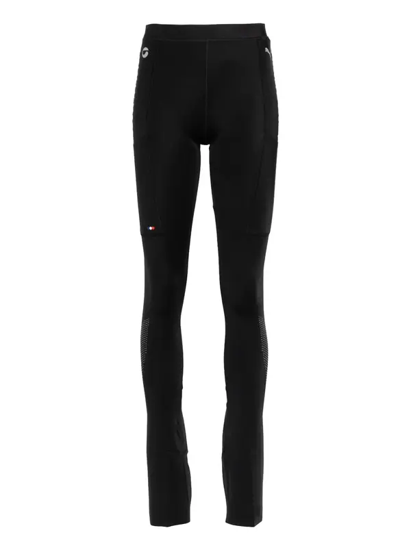 Coperni X Puma Rubberised-logo Leggings - Black