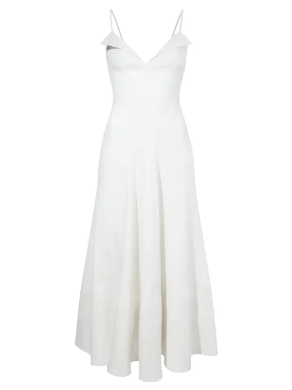 Proenza Schouler Ruby Sleeveless Maxi Dress - Neutrals