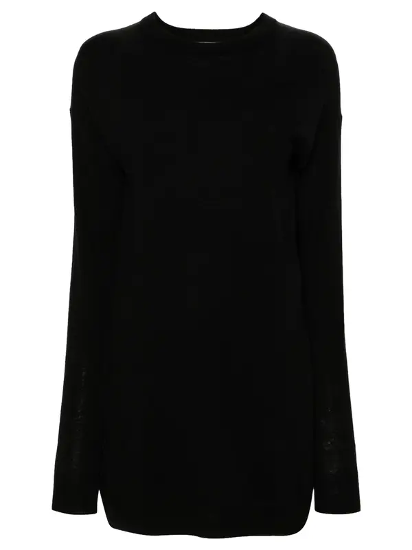 Zadig&Voltaire Open-back Knitted Mini Dress - Black