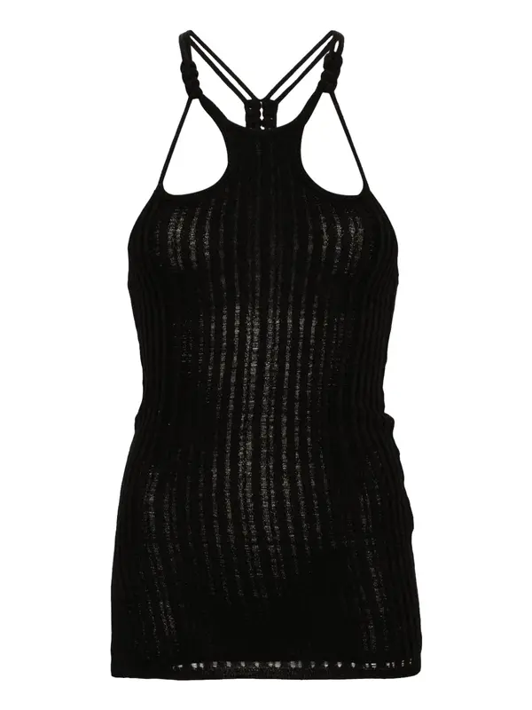 Isabel Marant Debra Fine-ribbed Tank Top - Black