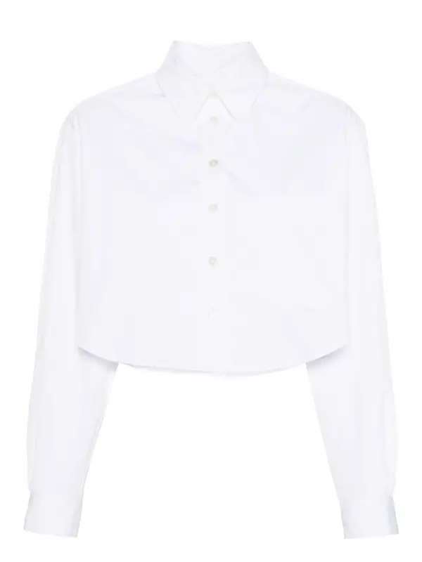 Isabel Marant Fleora Cropped Shirt - White