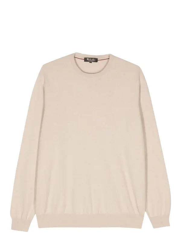 Loro Piana Knitted Cashmere Jumper - Neutrals