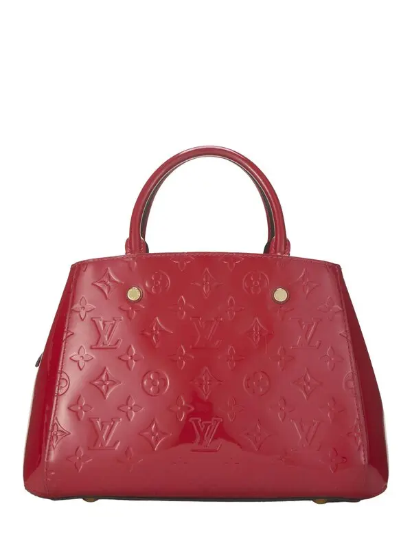 LOUIS VUITTON Cerise Vernis Montaigne - Red