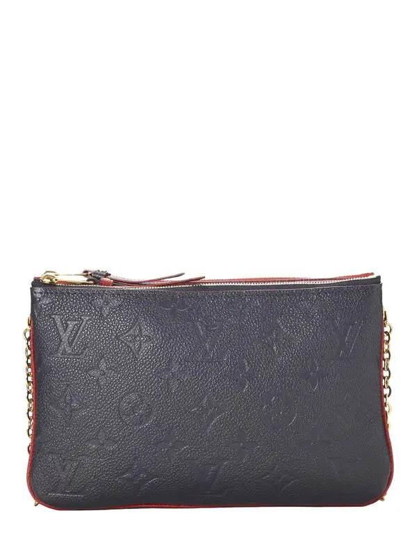 LOUIS VUITTON Color Empreinte Double Zip Pochette - Multi