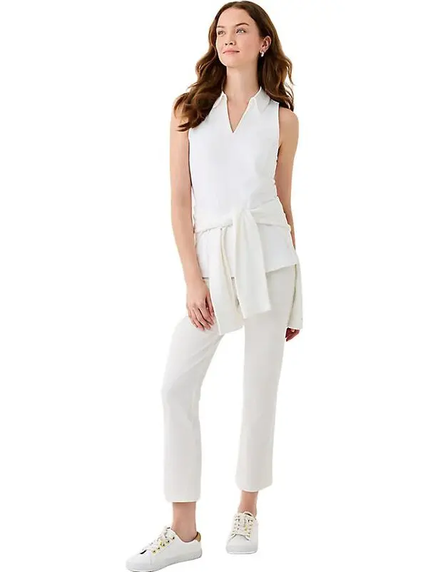 Lilly Pulitzer® Upf 50+ Luxletic 28" Corso Pant - Resort White