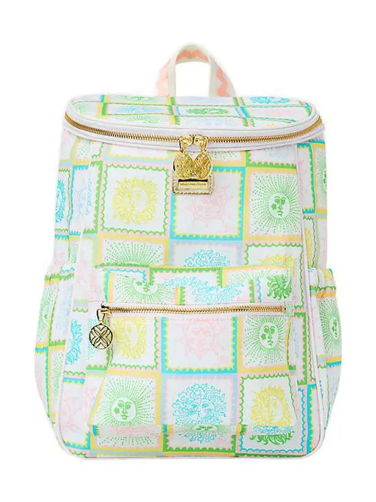LILLY PULITZER Printed Backpack Cooler - Multi Sun Tiles