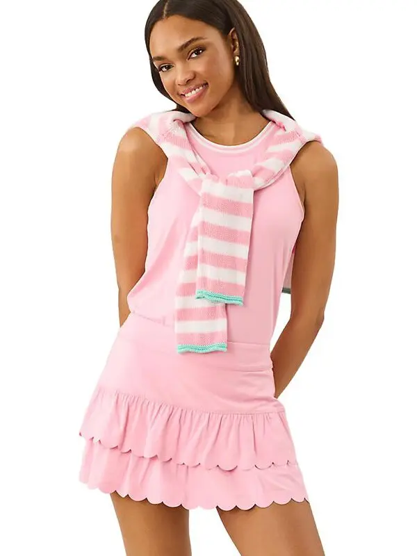 Lilly Pulitzer® Upf 50+ Luxletic Miesha Scallop Skort - Conch Shell Pink