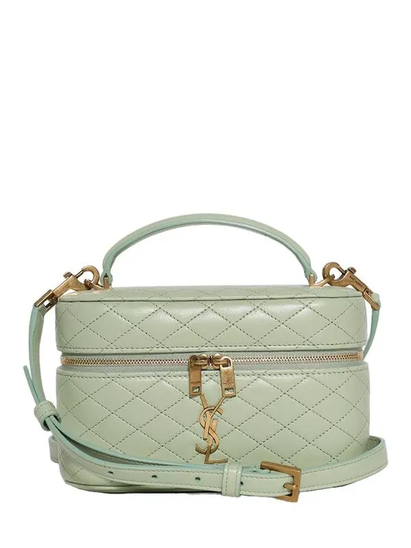 Saint Laurent Gaby Vanity Bag - Green