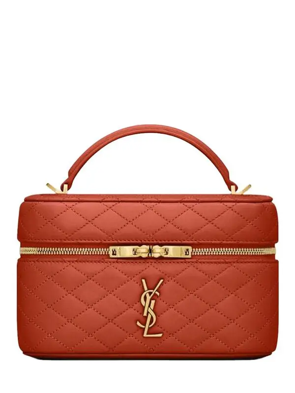 Saint Laurent Gaby Vanity Bag - Orange