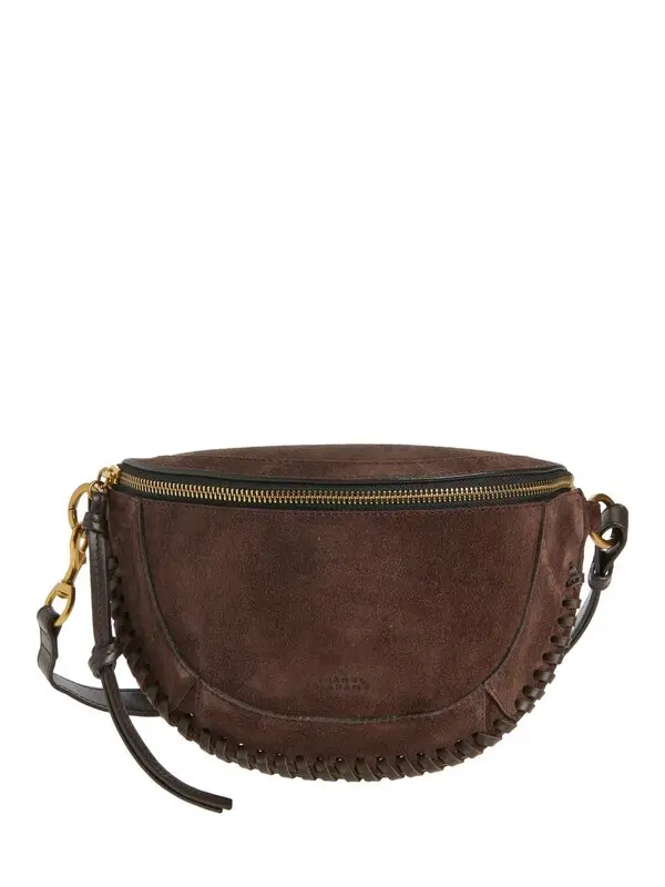 Isabel Marant Skano Suede Crossbody Bag - Coffee