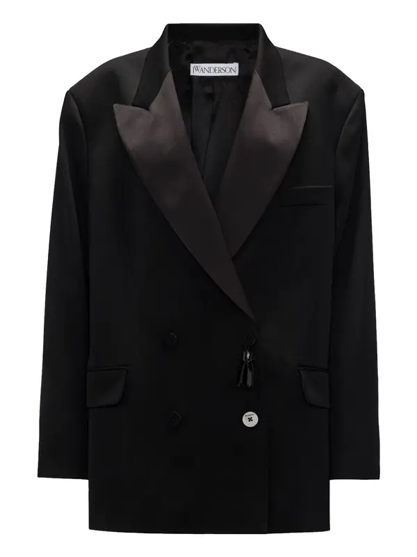 JW Anderson Double-breasted Blazer - Black