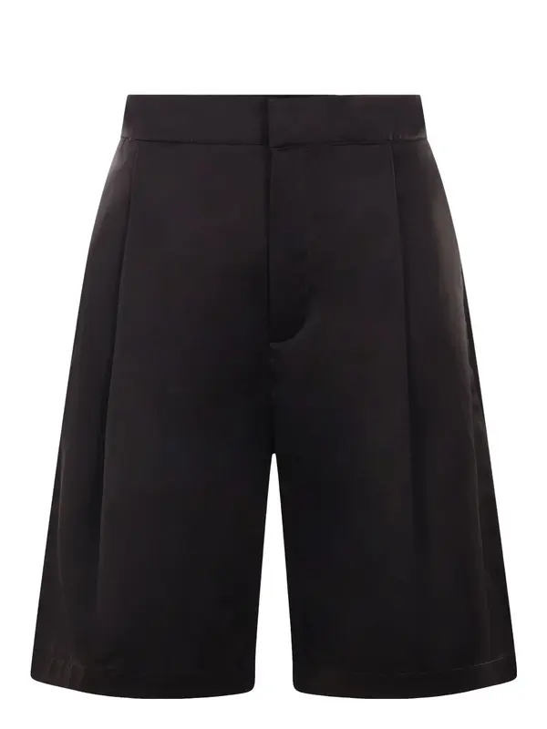 Sara Lanzi Twill-weave Tailored Shorts - Black