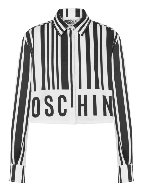 Moschino Barcode-print Shirt - White