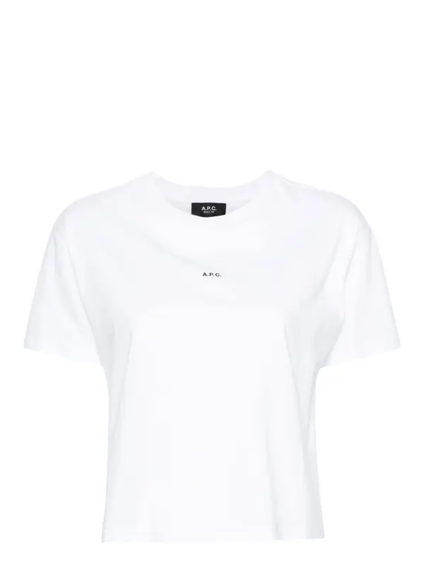 A.p.c. Logo-print T-shirt - White