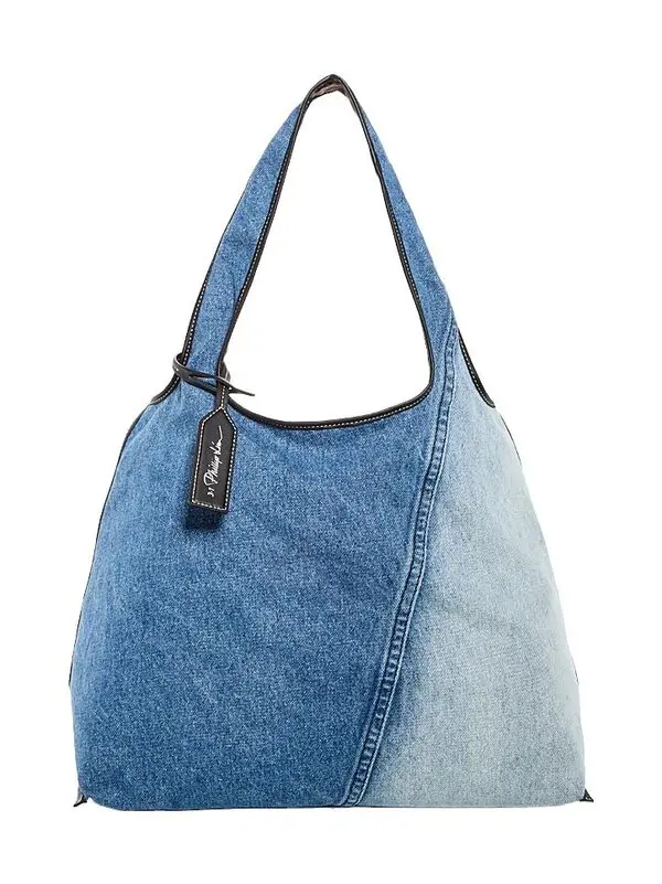 3.1 Phillip Lim Denim Market Tote - Indigo