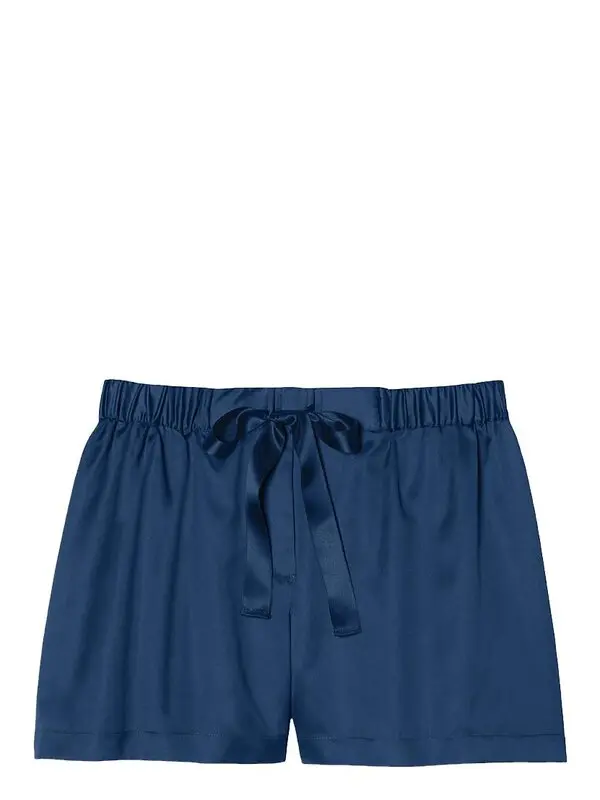 SFERRA Caricia Drawstring Shorts - Navy