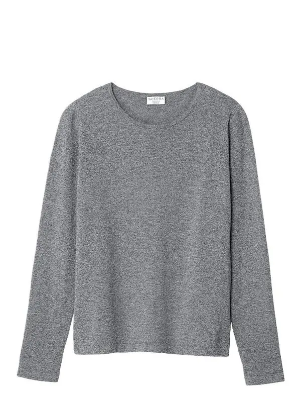 SFERRA Intimita Cashmere Long Sleeve Top - Grey