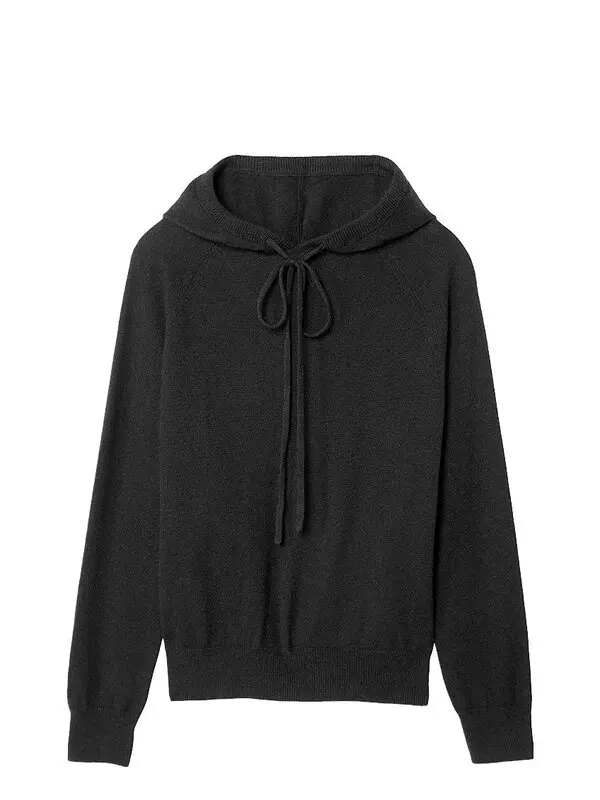 SFERRA Intimita Cashmere Hooded Sweatshirt - Black