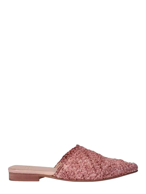 Zoe Chanel Crochet Mule - Pink