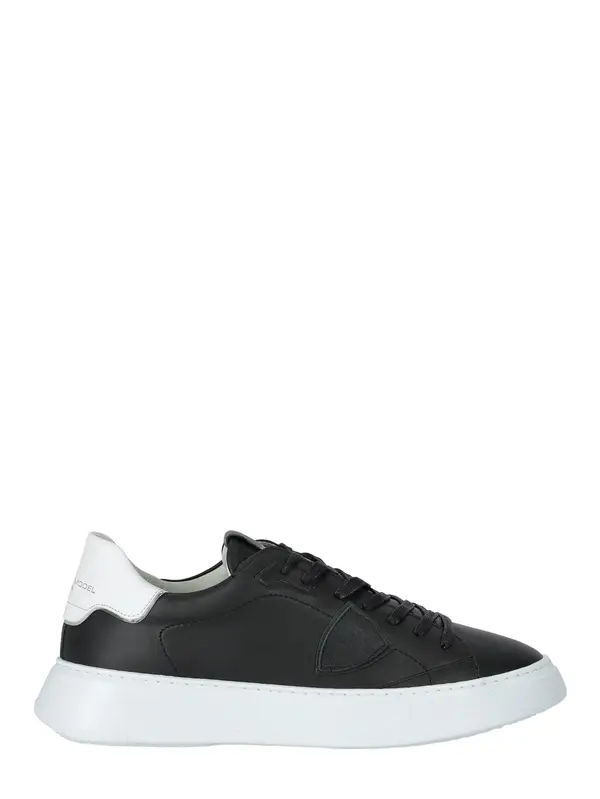 Philippe Model Temple Leather Sneaker - Black