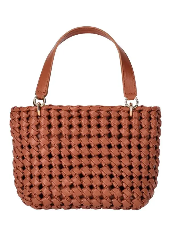 THEMOIRE Kobo Woven Handbag - Tan