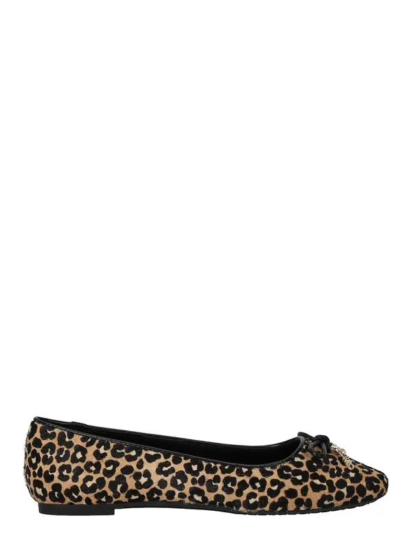 Michael Kors Nori Animal Print Ballet Flats - Brown