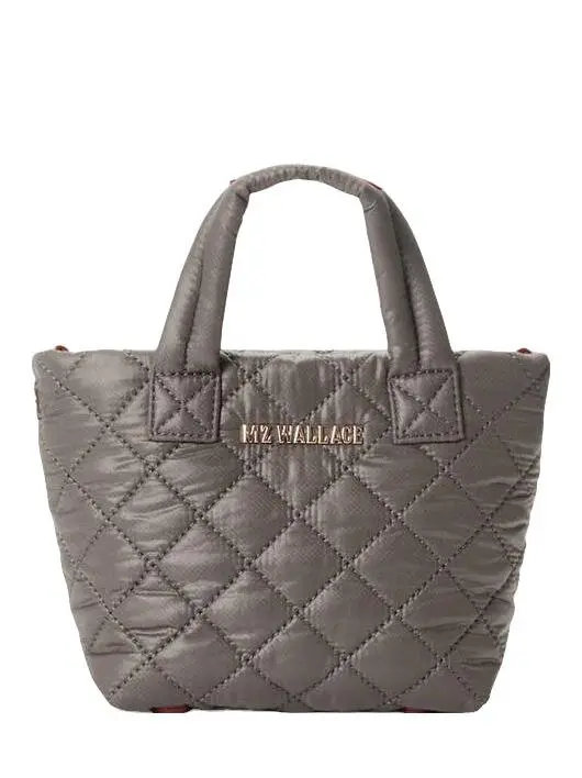Mz Wallace Petite Metro Deluxe Quilted Nylon Tote - Magnet