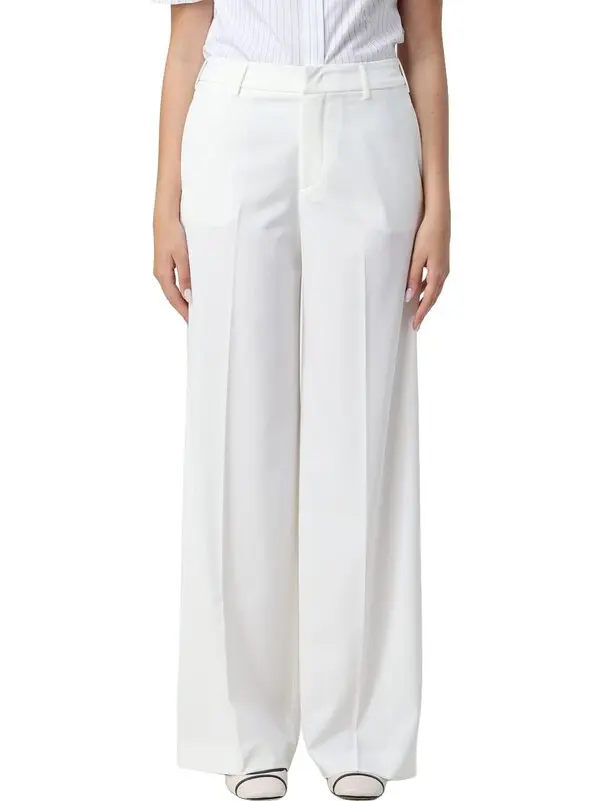 PT TORINO Wide Leg Trousers - White