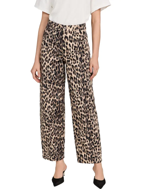 Baum Und Pferdgarten Nara Straight-cut Jeans - Brown Baum Leopard