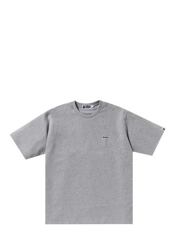 A BATHING APE One Point Relaxed Fit Tee - Grey
