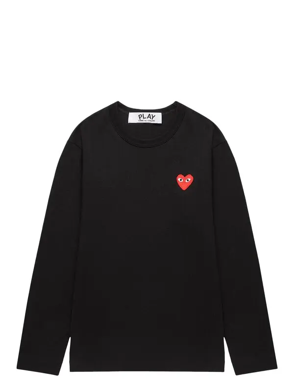 Play Comme Des Garcon Long-sleeve T-shirt - Black