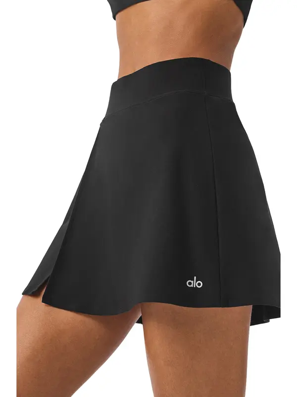 Alo Yoga Soft Backspin Skirt - Black