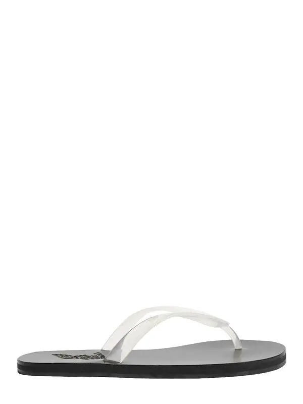 ANCIENT GREEK SANDALS Saionara Jelly Rubber Flip Flops - White