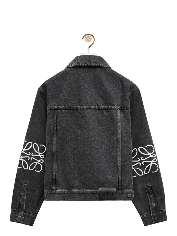 Loewe Anagram Denim Jacket - Black