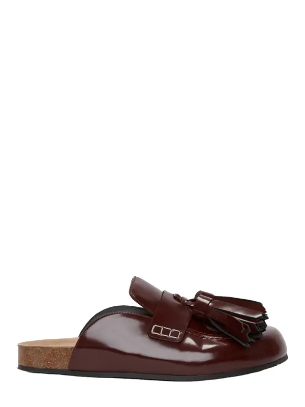 JW Anderson Tassel-detail Leather Loafers - Red