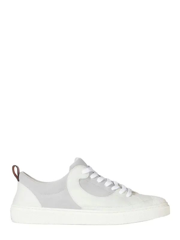 Etro Panelled Leather Sneakers - White