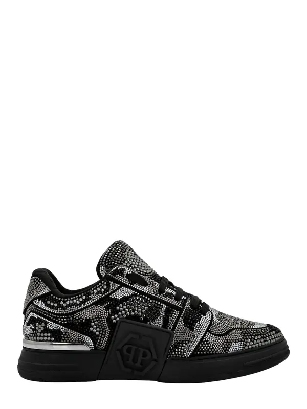 Philipp Plein Crystal Royal Street Sneakers - Black