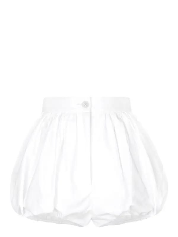 Dolce & Gabbana High-rise Cotton Shorts - White