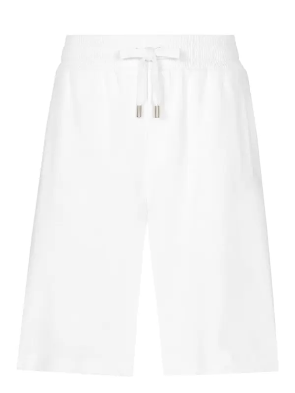 Dolce & Gabbana Logo Cotton Shorts - White