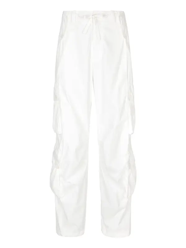 Dolce & Gabbana Drawstring-waist Cargo Pants - White