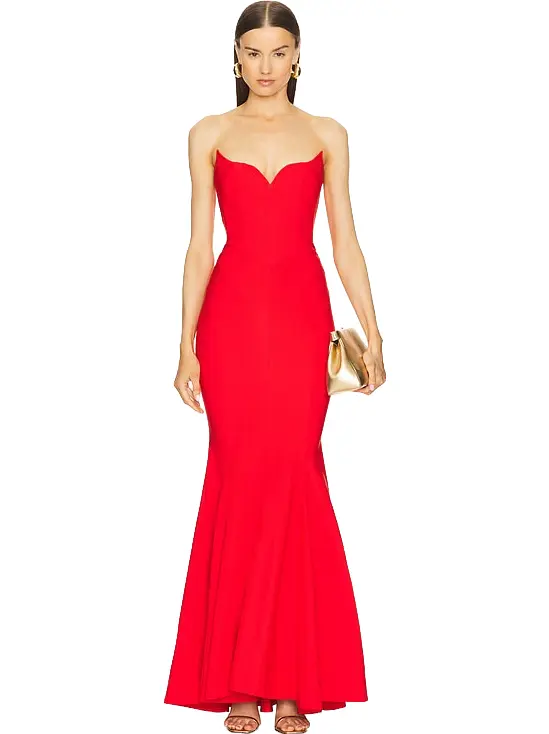 MICHAEL COSTELLO X Billie Gown - Red
