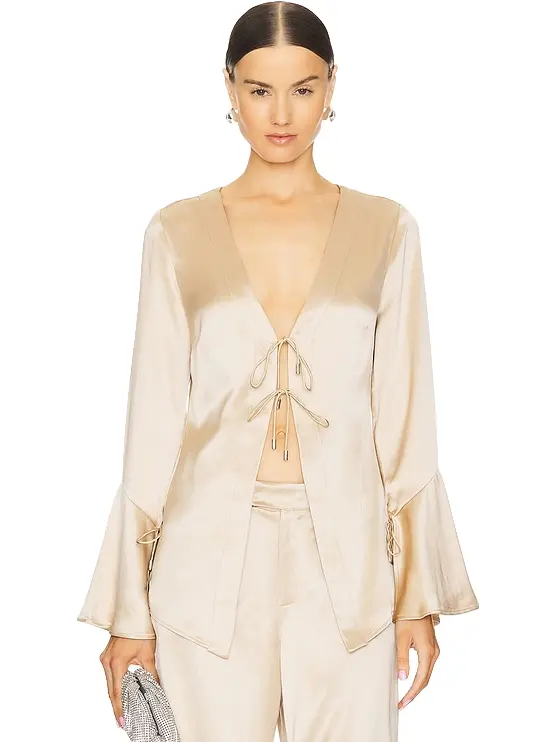 Retrofete Svea Blouse - Nude