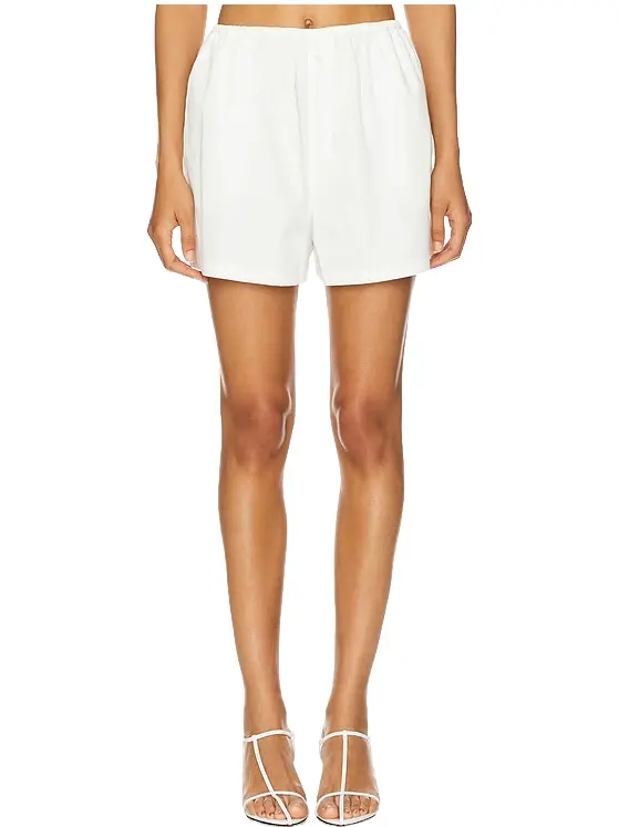 LOVERS AND FRIENDS X Maggie Macdonald Mia Boxer Short - White