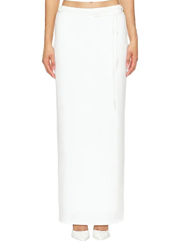 LOVERS AND FRIENDS X Maggie Macdonald Carolyn Maxi Skirt - White