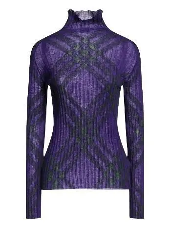 Burberry Turtleneck Top - Purple