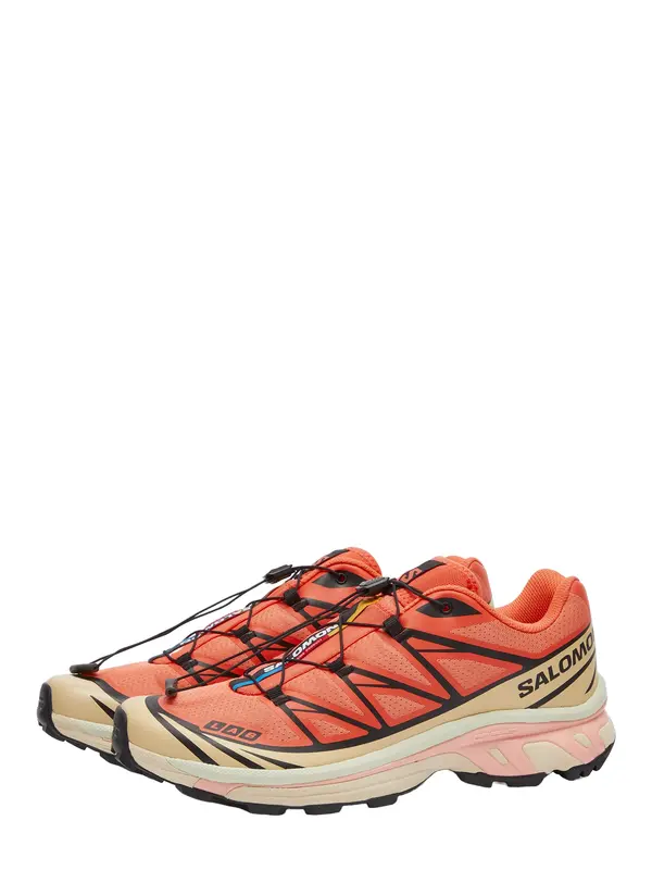 SALOMON Xt-6 Sneakers - Living Coral/black/cement