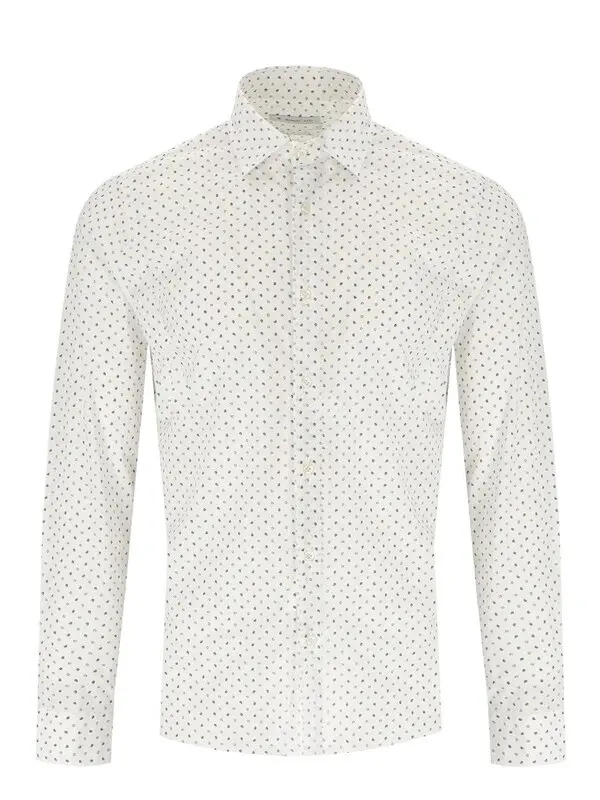 MANUEL RITZ Patterned Shirt - White