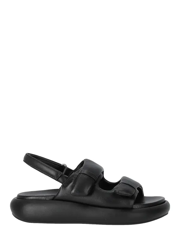 Ash Vinci Platform Sandals - Black