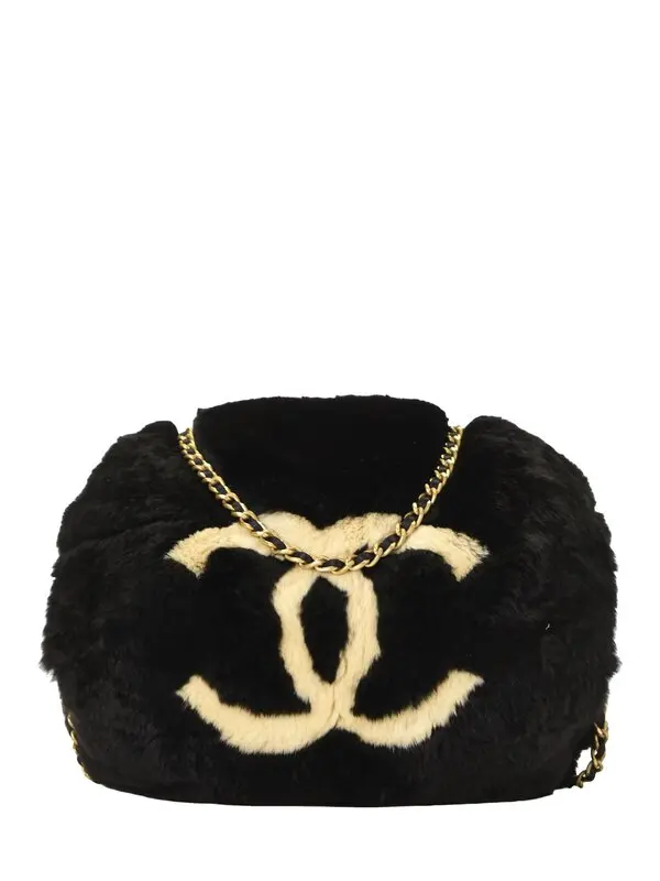 Chanel Lapin Muffler - Black