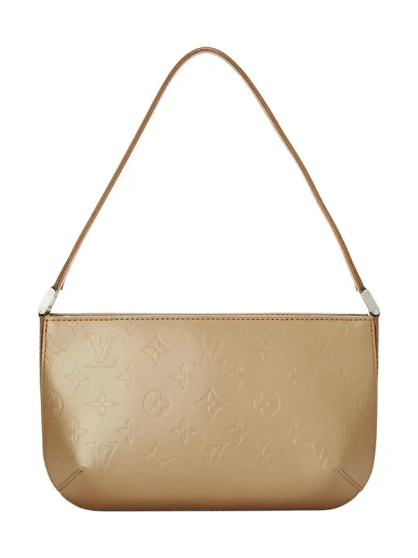 LOUIS VUITTON Monogram Vernis Mat Fowler - Beige